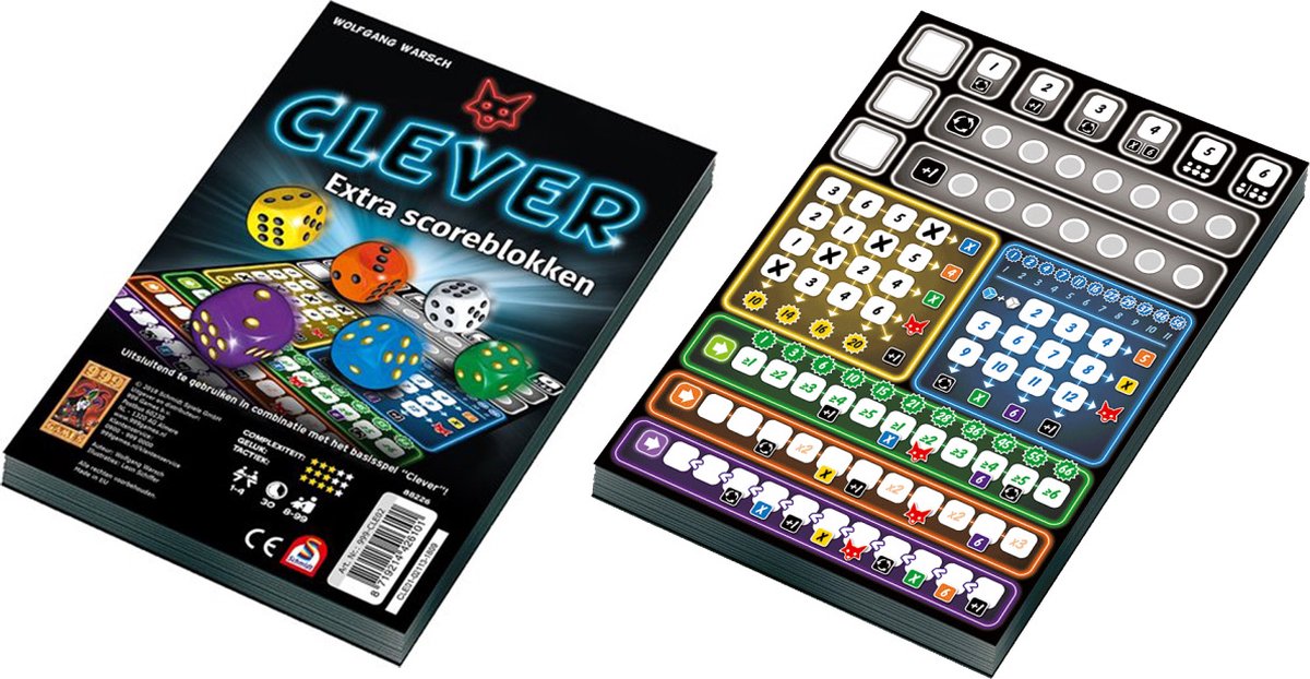 Clever Scoreblok PDF | Scoreblok van Clever | De Spellenbrouwerij